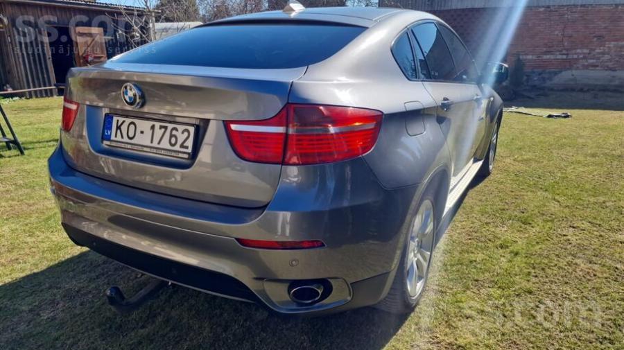 Grey BMW X6 2008 in Liepaja, with an engine capacity of 3.00 L and mileage of 188 thousand km for 13500 €, photo 3 on AUTOMOTO.COM.LV