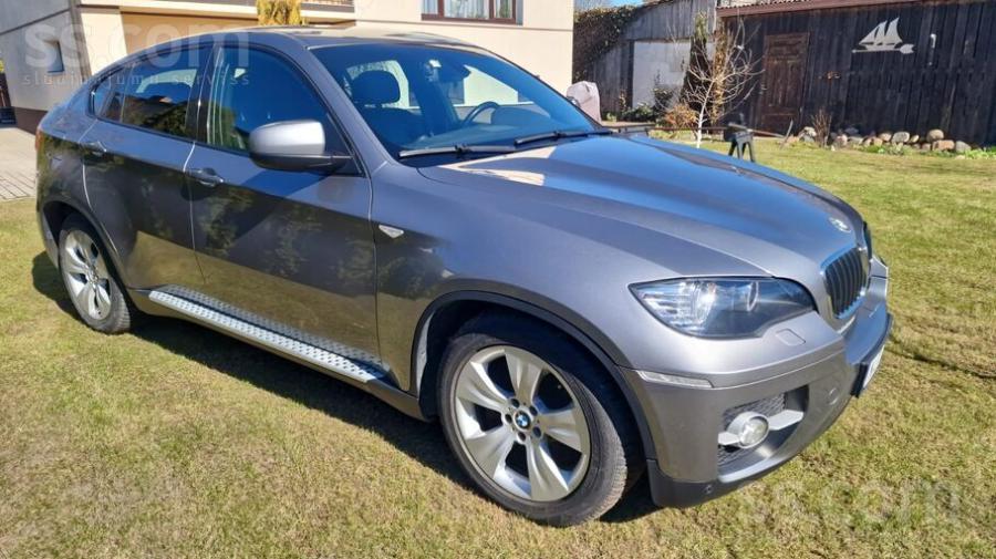 Grey BMW X6 2008 in Liepaja, with an engine capacity of 3.00 L and mileage of 188 thousand km for 13500 €, photo 4 on AUTOMOTO.COM.LV