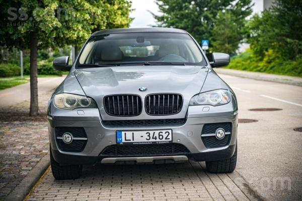 Grey BMW X6 2008 in Riga, with an engine capacity of 3.00 L and mileage of 0 thousand km for 9990 €, photo 2 on AUTOMOTO.COM.LV