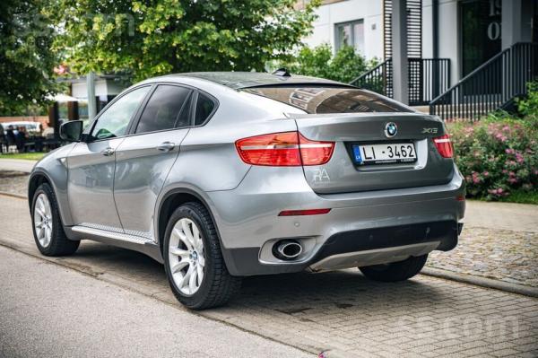 Grey BMW X6 2008 in Riga, with an engine capacity of 3.00 L and mileage of 0 thousand km for 9990 €, photo 6 on AUTOMOTO.COM.LV