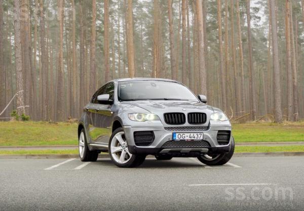 Grey BMW X6 2008 in Riga, with an engine capacity of 3.00 L and mileage of 213 thousand km for 9990 €, photo 2 on AUTOMOTO.COM.LV