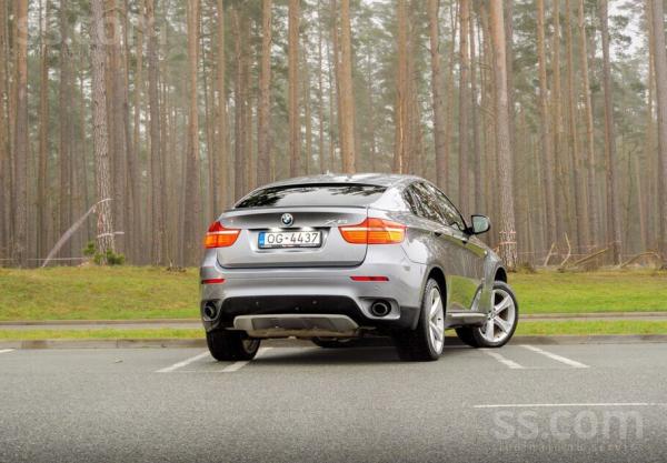 Grey BMW X6 2008 in Riga, with an engine capacity of 3.00 L and mileage of 213 thousand km for 9990 €, photo 6 on AUTOMOTO.COM.LV