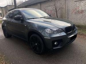 Grey BMW X6 2008 in Marijampole, with an engine capacity of 2.99 L and mileage of 322 thousand km for 9450 €, photo 14 on AUTOMOTO.COM.LV