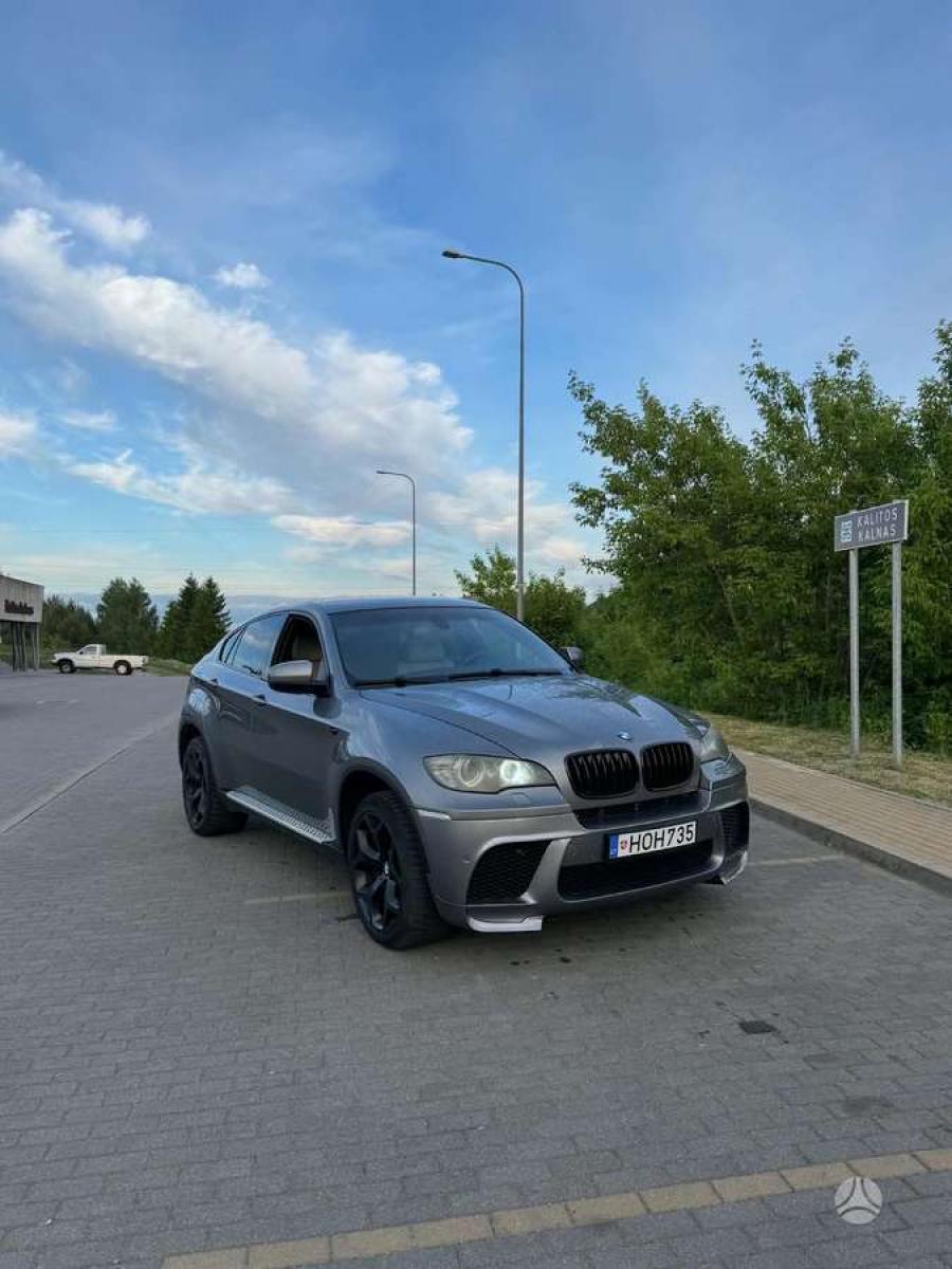 Pelēks BMW X6 2008 Anykščiai, ar dzinēja tilpumu 2.99 L un nobraukumu 428 tūkst. km par 10000 €, foto 1 vietnē AUTOMOTO.COM.LV