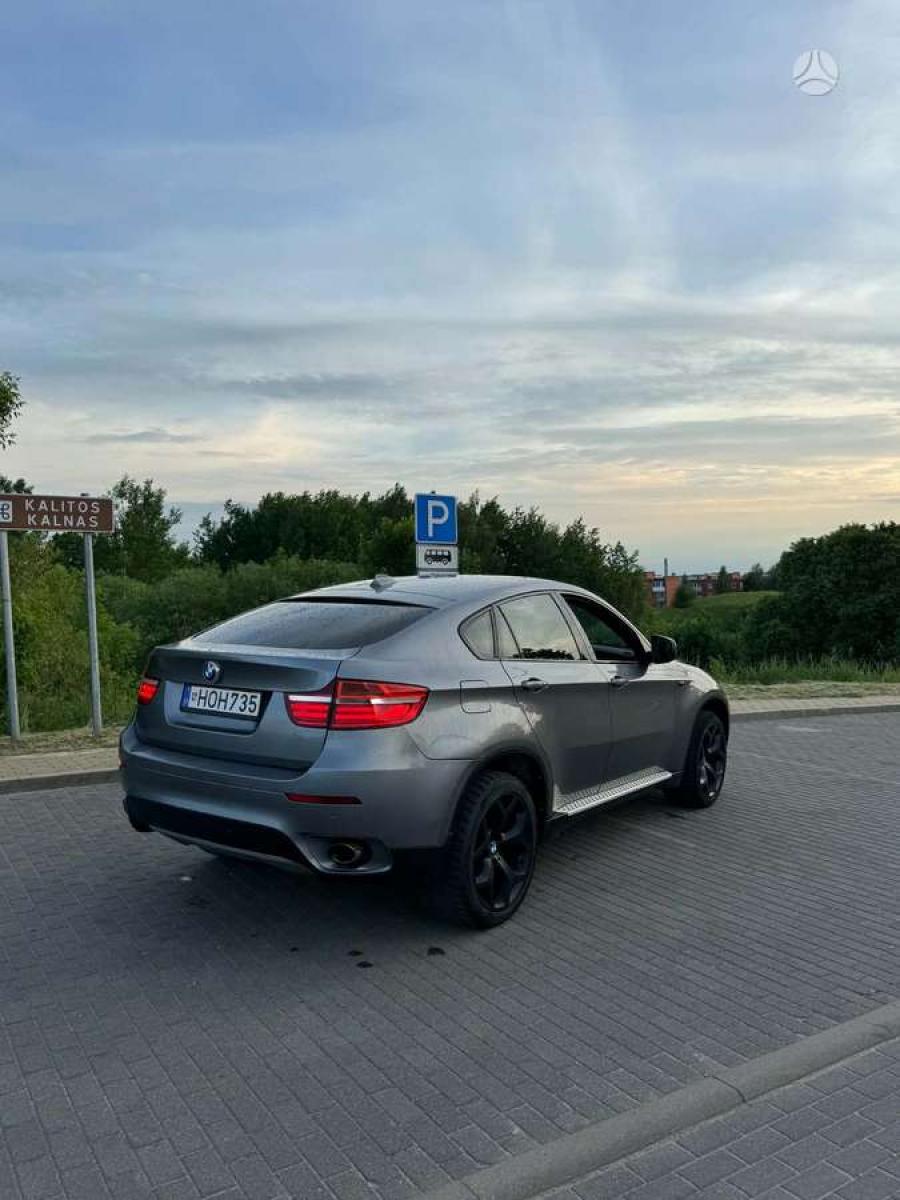 Pelēks BMW X6 2008 Anykščiai, ar dzinēja tilpumu 2.99 L un nobraukumu 428 tūkst. km par 10000 €, foto 8 vietnē AUTOMOTO.COM.LV