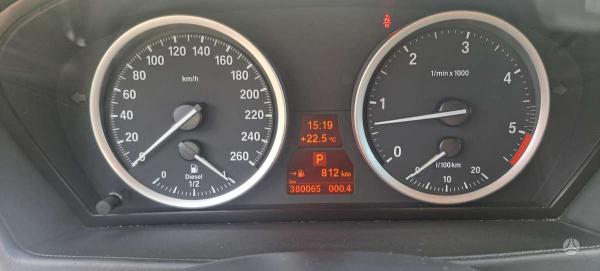 Grey BMW X6 2008 in Prienai, with an engine capacity of 2.99 L and mileage of 380 thousand km for 11500 €, photo 5 on AUTOMOTO.COM.LV