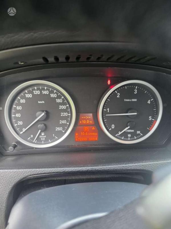 Grey BMW X6 2008 in Jonava, with an engine capacity of 2.99 L and mileage of 476 thousand km for 8000 €, photo 9 on AUTOMOTO.COM.LV