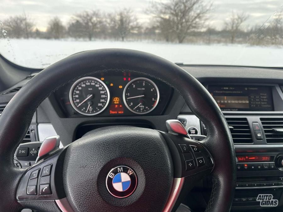 Grey BMW X6 2009 in Siauliai, with an engine capacity of 3.00 L and mileage of 276 thousand km for 7500 €, photo 14 on AUTOMOTO.COM.LV