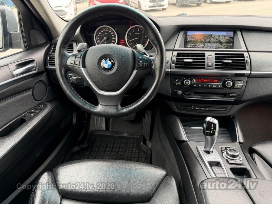 Grey BMW X6 2009 in Tartu, with an engine capacity of 3.00 L and mileage of 189 thousand km for 8999 €, photo 12 on AUTOMOTO.COM.LV