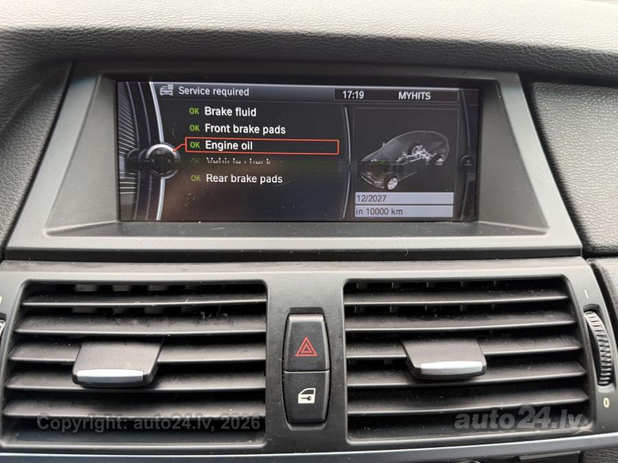 Grey BMW X6 2009 in Tartu, with an engine capacity of 3.00 L and mileage of 189 thousand km for 8999 €, photo 19 on AUTOMOTO.COM.LV