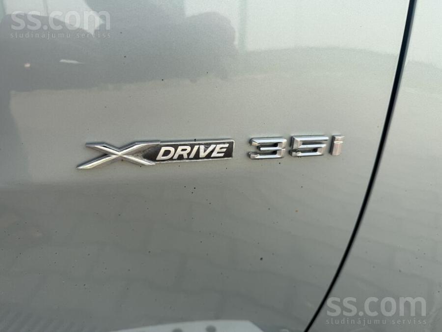 Grey BMW X6 2009 in Riga, with an engine capacity of 3.00 L and mileage of 223 thousand km for 10950 €, photo 7 on AUTOMOTO.COM.LV