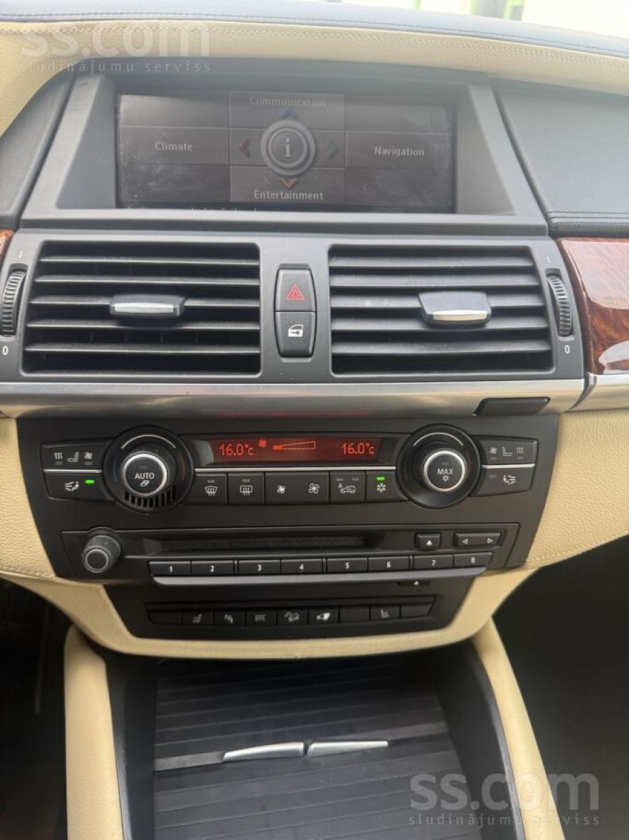 Grey BMW X6 2009 in Riga, with an engine capacity of 3.00 L and mileage of 223 thousand km for 10950 €, photo 18 on AUTOMOTO.COM.LV