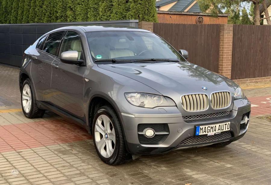 Grey BMW X6 2010 in Marijampole, with an engine capacity of 2.99 L and mileage of 273 thousand km for 12750 €, photo 1 on AUTOMOTO.COM.LV
