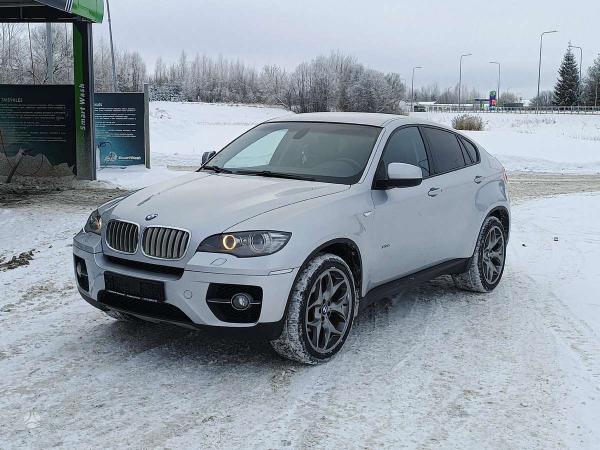Grey BMW X6 2010 in Utena, with an engine capacity of 2.99 L and mileage of 334 thousand km for 11200 €, photo 1 on AUTOMOTO.COM.LV