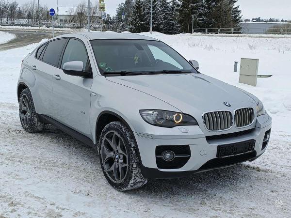 Grey BMW X6 2010 in Utena, with an engine capacity of 2.99 L and mileage of 334 thousand km for 11200 €, photo 4 on AUTOMOTO.COM.LV