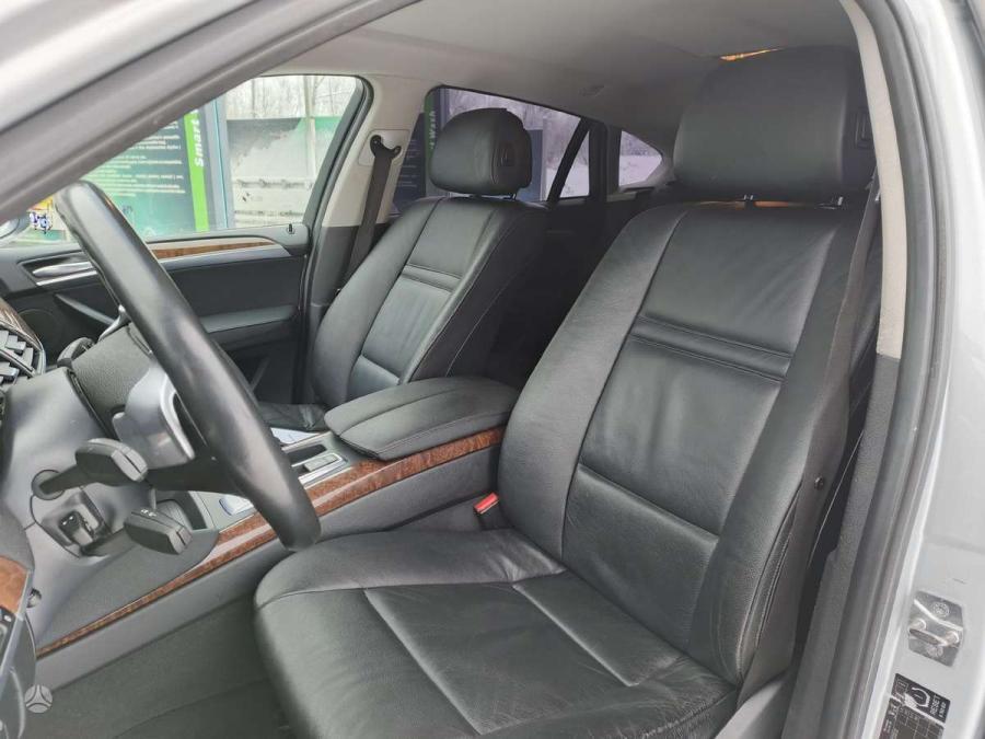 Pelēks BMW X6 2010 Utena, ar dzinēja tilpumu 2.99 L un nobraukumu 334 tūkst. km par 11200 €, foto 7 vietnē AUTOMOTO.COM.LV