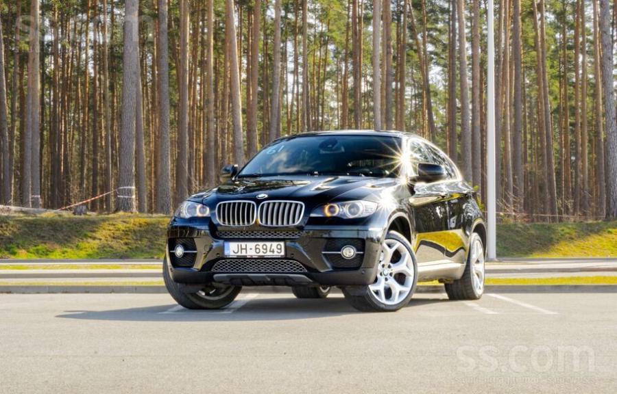 Grey BMW X6 2010 in Riga, with an engine capacity of 3.00 L and mileage of 272 thousand km for 12590 €, photo 1 on AUTOMOTO.COM.LV