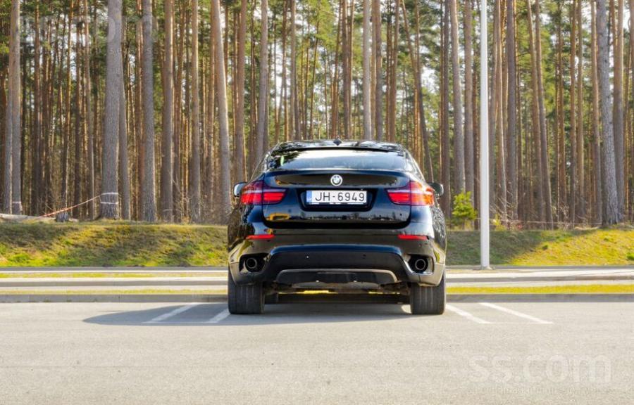Grey BMW X6 2010 in Riga, with an engine capacity of 3.00 L and mileage of 272 thousand km for 12590 €, photo 8 on AUTOMOTO.COM.LV