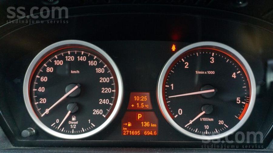 Grey BMW X6 2010 in Riga, with an engine capacity of 3.00 L and mileage of 272 thousand km for 12590 €, photo 27 on AUTOMOTO.COM.LV