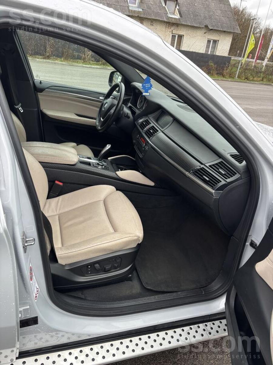 Pelēks BMW X6 2010 Jelgava, ar dzinēja tilpumu 3.00 L un nobraukumu 233 tūkst. km par 13900 €, foto 11 vietnē AUTOMOTO.COM.LV