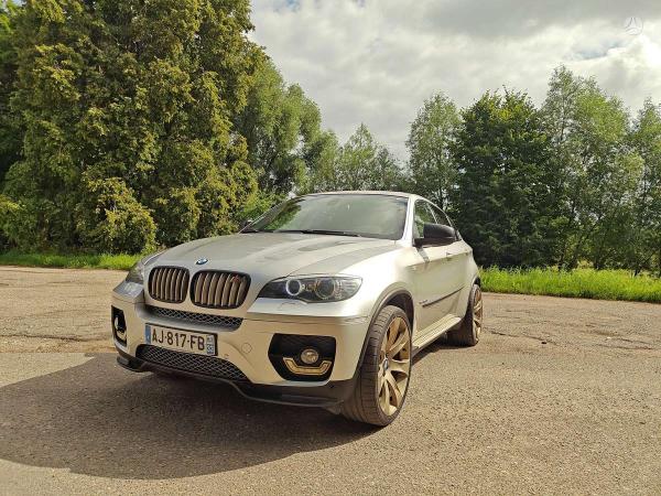 Grey BMW X6 2010 in Taurage, with an engine capacity of 2.99 L and mileage of 248 thousand km for 11200 €, photo 6 on AUTOMOTO.COM.LV