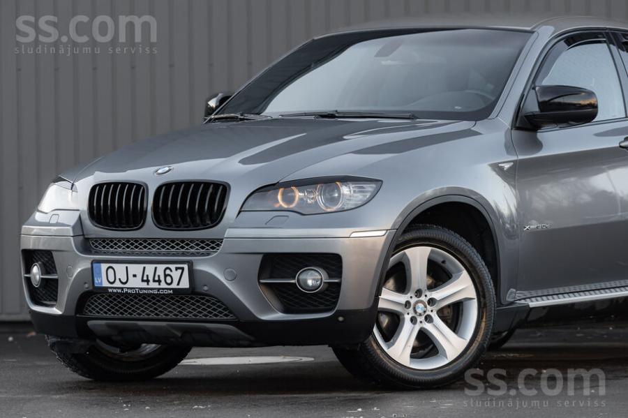 Grey BMW X6 2012 in Jelgava, with an engine capacity of 3.00 L and mileage of 0 thousand km for 10950 €, photo 4 on AUTOMOTO.COM.LV