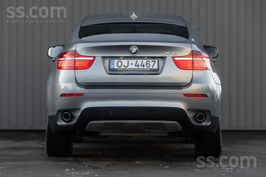 Grey BMW X6 2012 in Jelgava, with an engine capacity of 3.00 L and mileage of 0 thousand km for 10950 €, photo 6 on AUTOMOTO.COM.LV