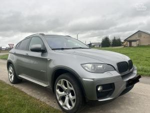 Grey BMW X6 2012 in Elektrenai, with an engine capacity of 3.00 L and mileage of 370 thousand km for 11999 €, photo 3 on AUTOMOTO.COM.LV