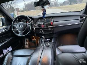 Grey BMW X6 2012 in Elektrenai, with an engine capacity of 3.00 L and mileage of 370 thousand km for 11999 €, photo 10 on AUTOMOTO.COM.LV