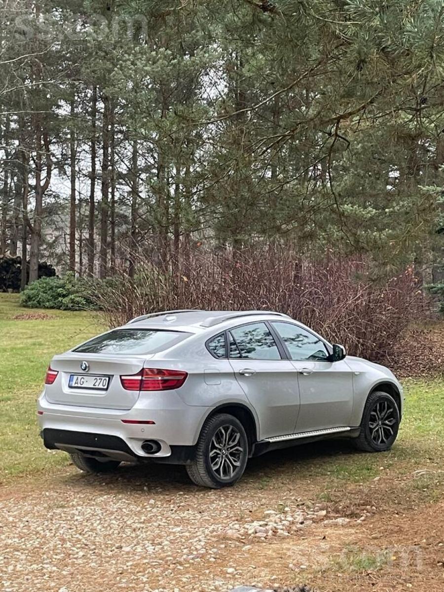 Grey BMW X6 2013 in Ogre, with an engine capacity of 3.00 L and mileage of 322 thousand km for 15200 €, photo 1 on AUTOMOTO.COM.LV