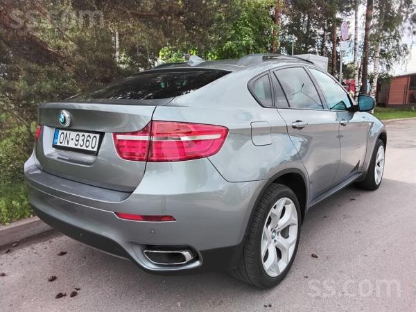 Grey BMW X6 2013 in Riga, with an engine capacity of 3.00 L and mileage of 307 thousand km for 11850 €, photo 4 on AUTOMOTO.COM.LV