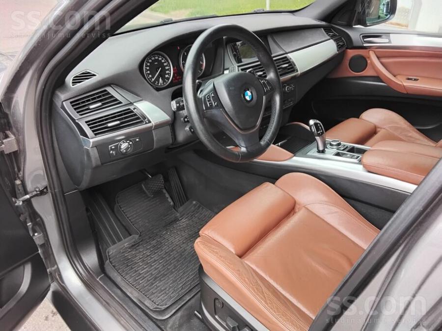 Pelēks BMW X6 2013 Rīga, ar dzinēja tilpumu 3.00 L un nobraukumu 307 tūkst. km par 11850 €, foto 8 vietnē AUTOMOTO.COM.LV