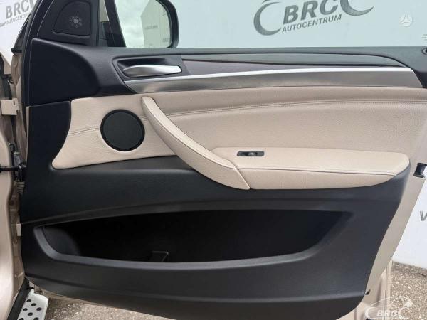 Grey BMW X6 2013 in Klaipeda, with an engine capacity of 2.99 L and mileage of 265 thousand km for 12900 €, photo 7 on AUTOMOTO.COM.LV
