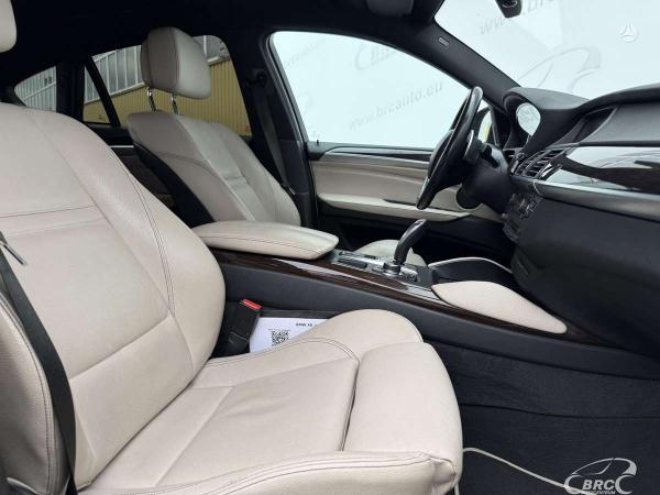 Grey BMW X6 2013 in Klaipeda, with an engine capacity of 2.99 L and mileage of 265 thousand km for 12900 €, photo 9 on AUTOMOTO.COM.LV