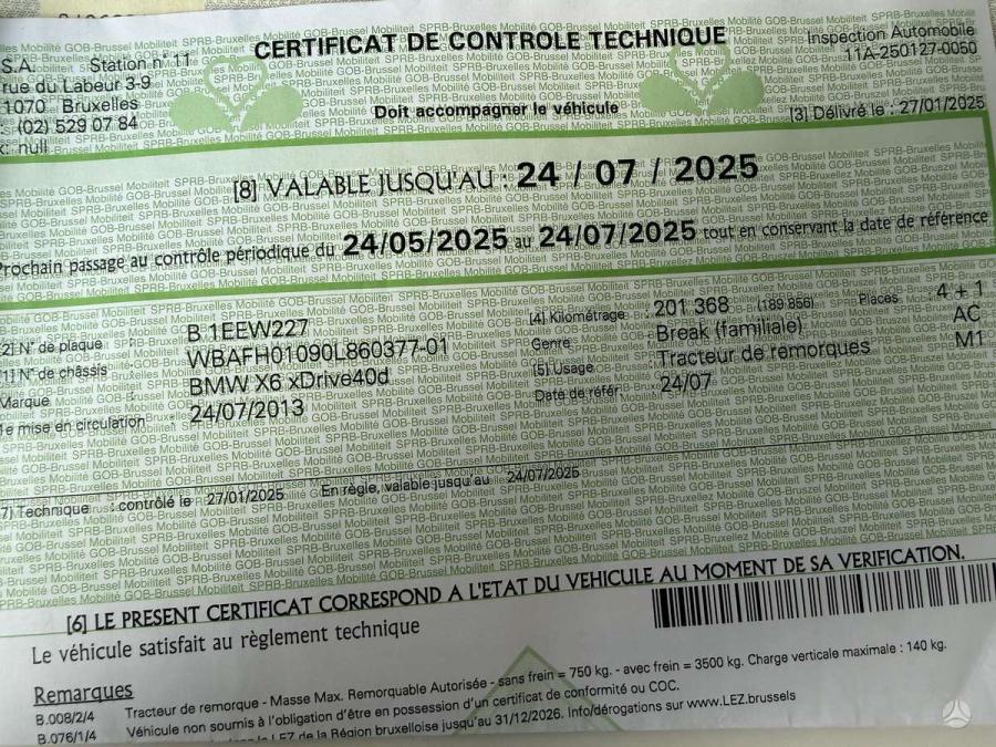 Pelēks BMW X6 2013 Šauļi, ar dzinēja tilpumu 2.99 L un nobraukumu 219 tūkst. km par 14500 €, foto 44 vietnē AUTOMOTO.COM.LV