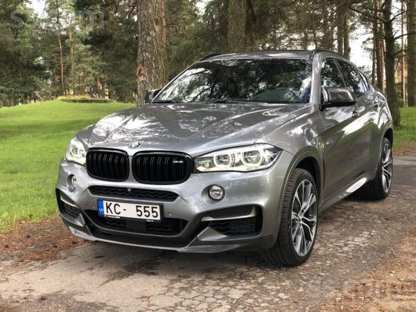 Grey BMW X6 2014 in Riga, with an engine capacity of 3.00 L and mileage of 0 thousand km for 26800 €, photo 1 on AUTOMOTO.COM.LV