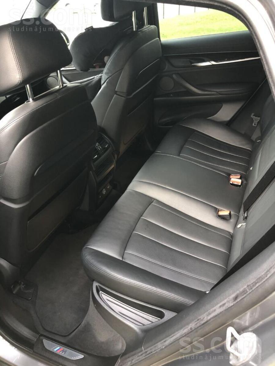 Grey BMW X6 2014 in Riga, with an engine capacity of 3.00 L and mileage of 0 thousand km for 26800 €, photo 6 on AUTOMOTO.COM.LV