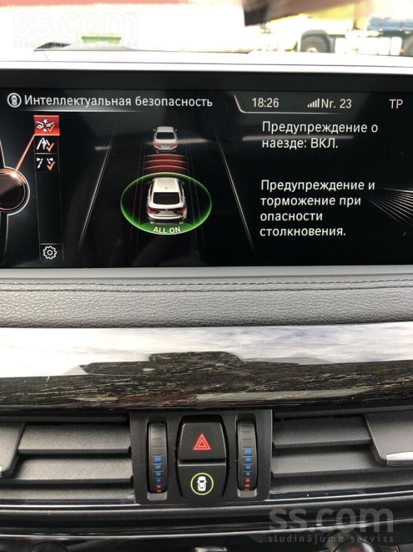 Grey BMW X6 2014 in Riga, with an engine capacity of 3.00 L and mileage of 0 thousand km for 26800 €, photo 8 on AUTOMOTO.COM.LV
