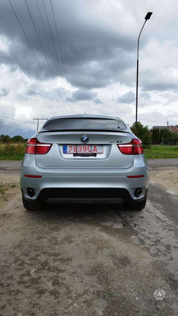 Pelēks BMW X6 2014 Šauļi, ar dzinēja tilpumu 2.98 L un nobraukumu 172 tūkst. km par 14400 €, foto 6 vietnē AUTOMOTO.COM.LV