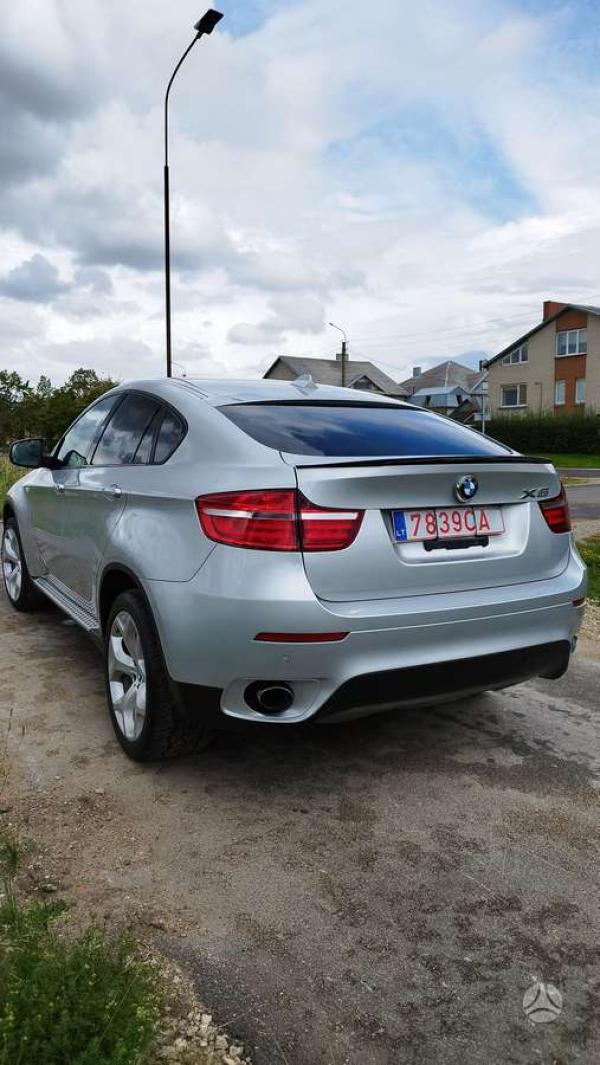 Pelēks BMW X6 2014 Šauļi, ar dzinēja tilpumu 2.98 L un nobraukumu 172 tūkst. km par 14400 €, foto 7 vietnē AUTOMOTO.COM.LV