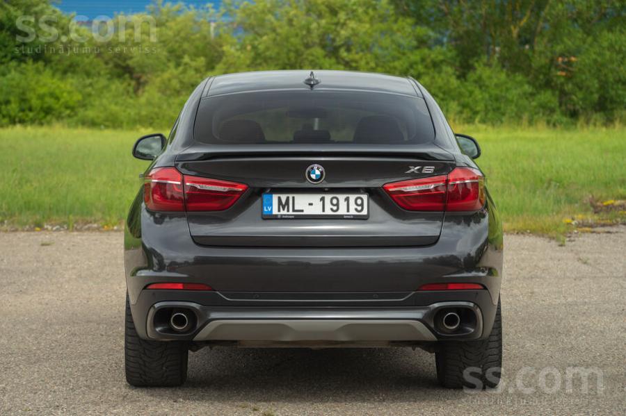 Pelēks BMW X6 2015 Liepāja, ar dzinēja tilpumu 3.00 L un nobraukumu 199 tūkst. km par 23000 €, foto 5 vietnē AUTOMOTO.COM.LV