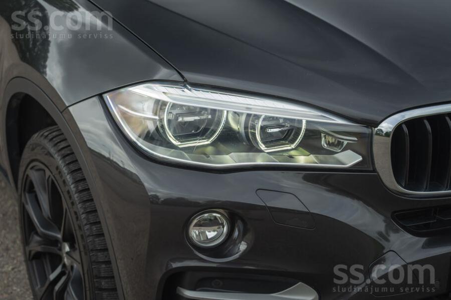 Pelēks BMW X6 2015 Liepāja, ar dzinēja tilpumu 3.00 L un nobraukumu 199 tūkst. km par 23000 €, foto 7 vietnē AUTOMOTO.COM.LV