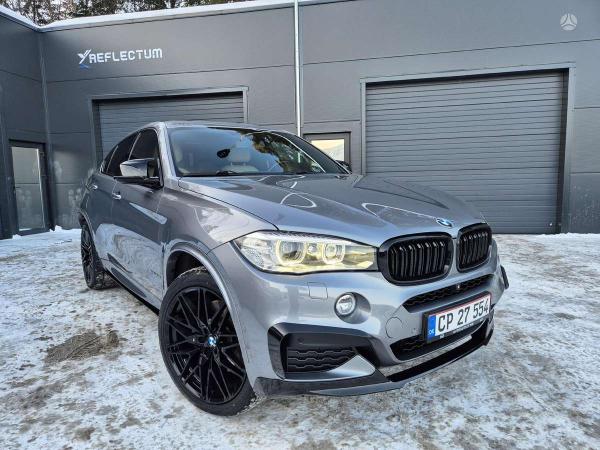 Pelēks BMW X6 2015 Utena, ar dzinēja tilpumu 2.99 L un nobraukumu 334 tūkst. km par 22990 €, foto 2 vietnē AUTOMOTO.COM.LV