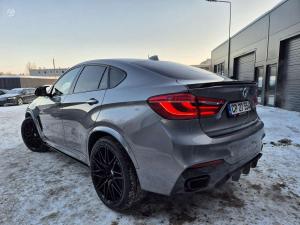 Grey BMW X6 2015 in Utena, with an engine capacity of 2.99 L and mileage of 334 thousand km for 22990 €, photo 4 on AUTOMOTO.COM.LV