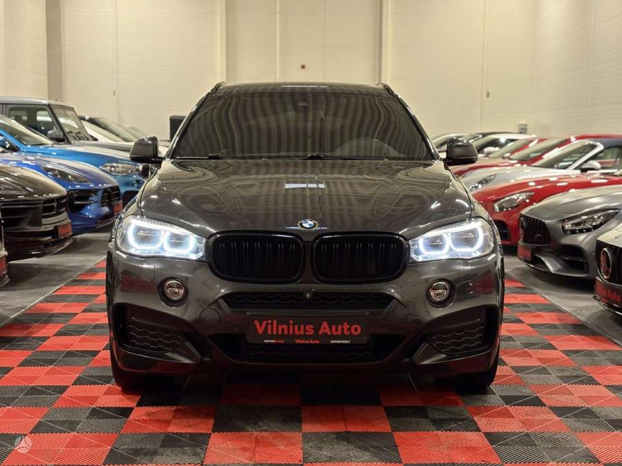 Grey BMW X6 2015 in Vilnius, with an engine capacity of 2.99 L and mileage of 194 thousand km for 24490 €, photo 2 on AUTOMOTO.COM.LV