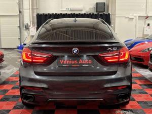 Grey BMW X6 2015 in Vilnius, with an engine capacity of 2.99 L and mileage of 194 thousand km for 24490 €, photo 5 on AUTOMOTO.COM.LV