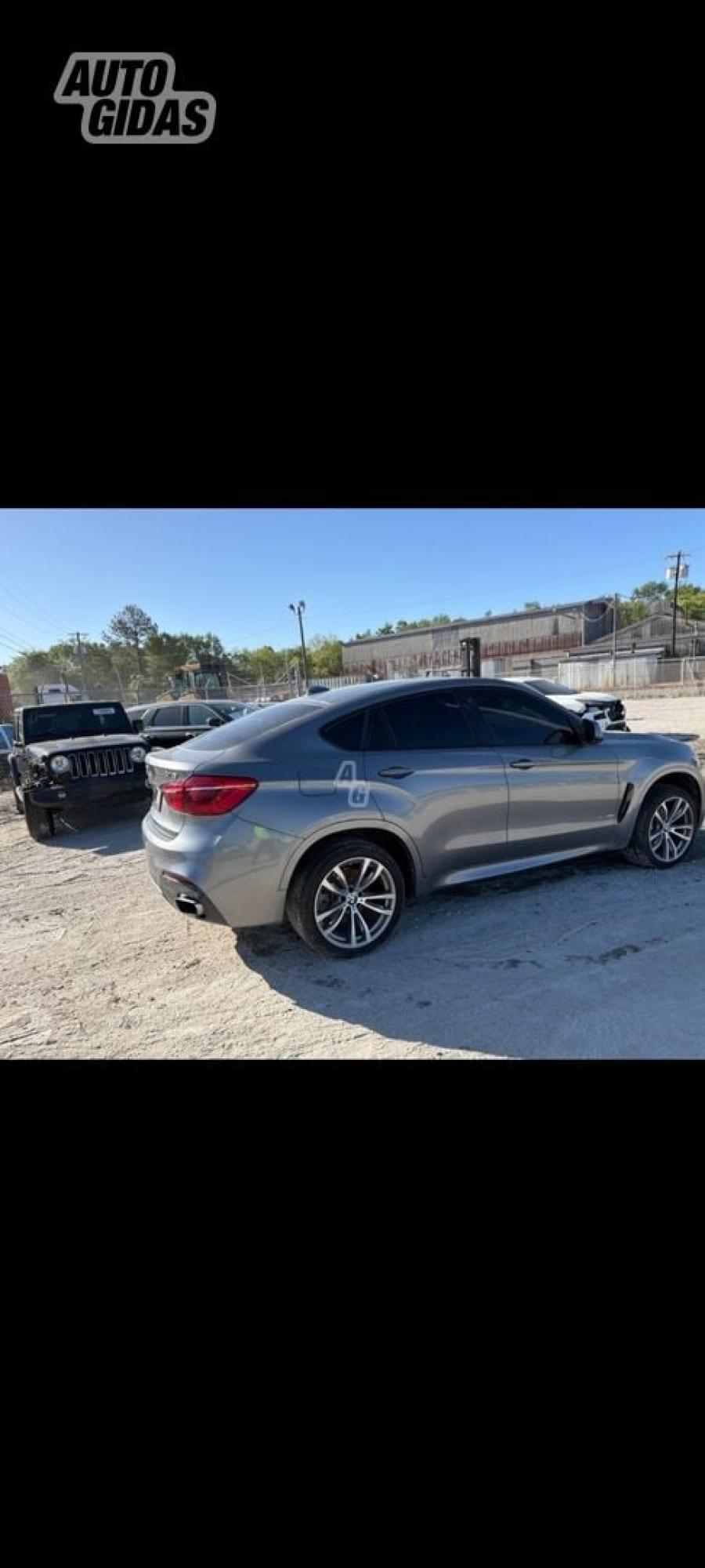 Grey BMW X6 2015 in Klaipeda, with an engine capacity of 4.40 L and mileage of 183 thousand km for 14400 €, photo 6 on AUTOMOTO.COM.LV