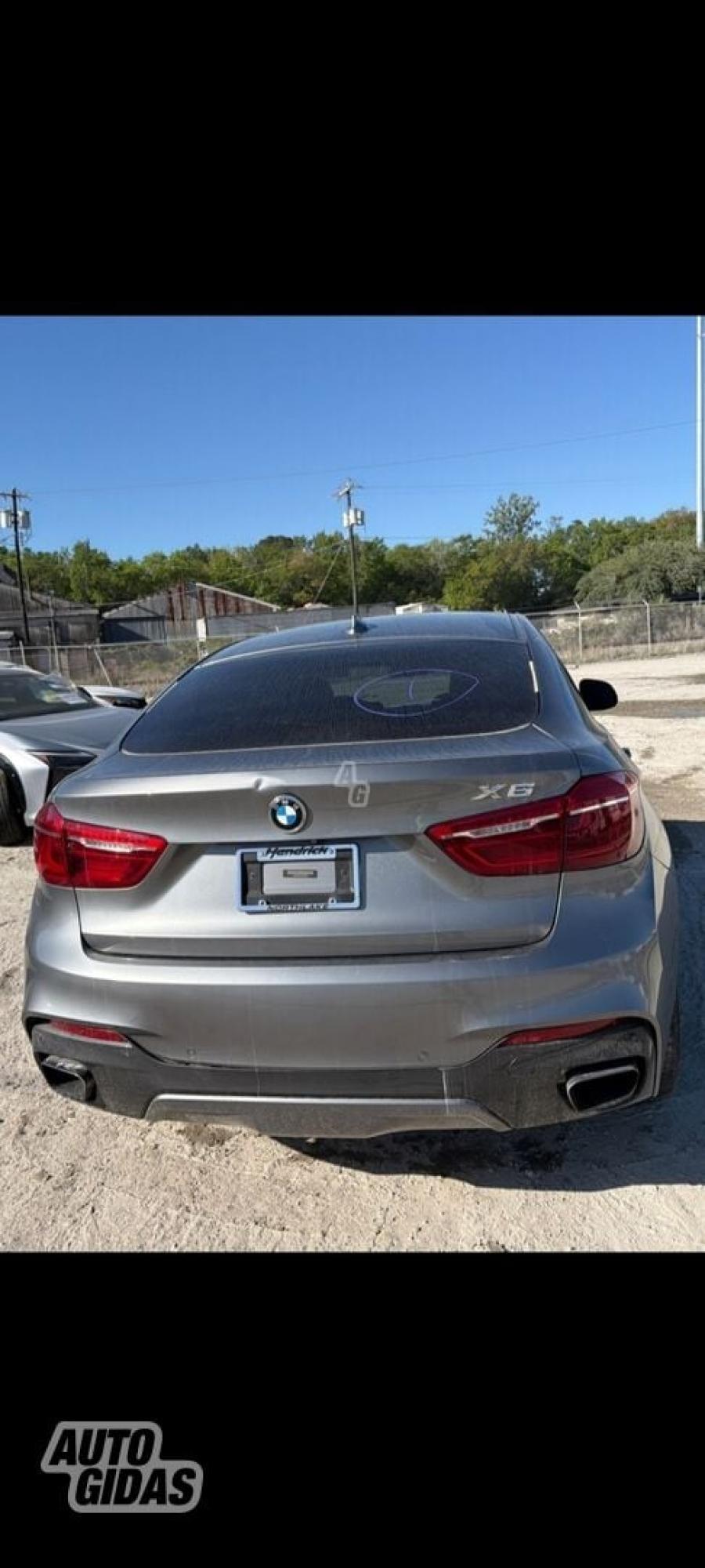 Grey BMW X6 2015 in Klaipeda, with an engine capacity of 4.40 L and mileage of 183 thousand km for 14400 €, photo 14 on AUTOMOTO.COM.LV