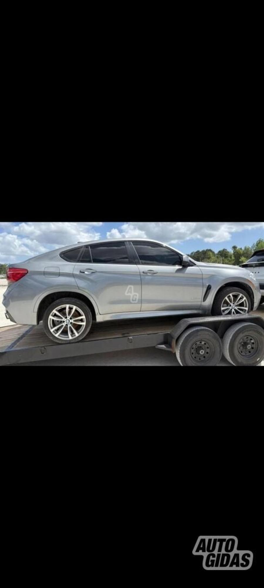 Grey BMW X6 2015 in Klaipeda, with an engine capacity of 4.40 L and mileage of 183 thousand km for 14400 €, photo 18 on AUTOMOTO.COM.LV