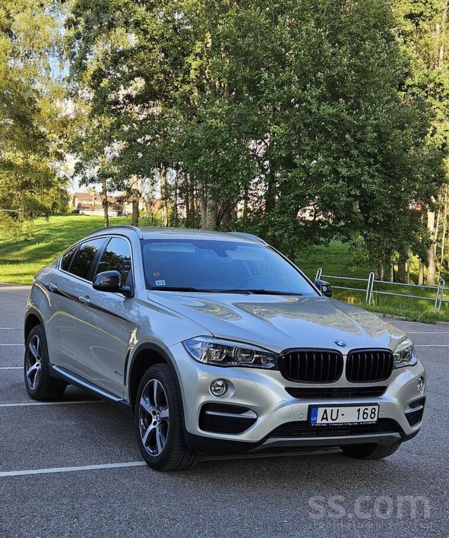 Pelēks BMW X6 2015 Rīga, ar dzinēja tilpumu 3.00 L un nobraukumu 133 tūkst. km par 23900 €, foto 1 vietnē AUTOMOTO.COM.LV